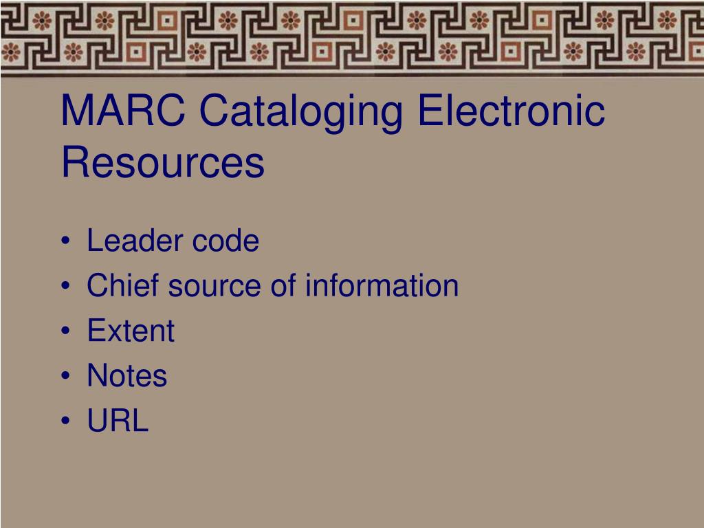 PPT - Cataloging and Processing New Media PowerPoint Presentation, free ...