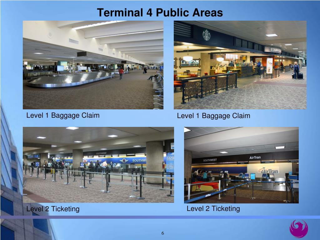 PPT - PHOENIX SKY HARBOR INTERNATIONAL AIRPORT TERMINAL 4 INTERIOR ...