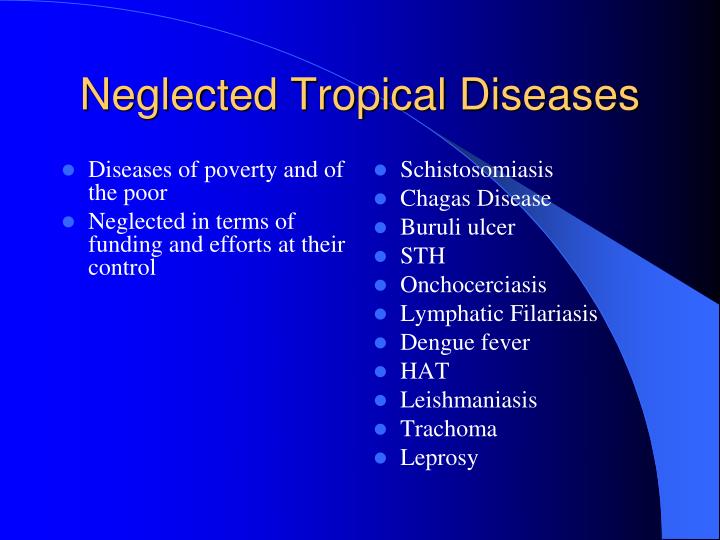 PPT - Neglected Tropical Diseases and Malaria: The need for mapping ...