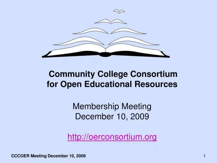 PPT - Community College Consortium for Open Educational Resources ...