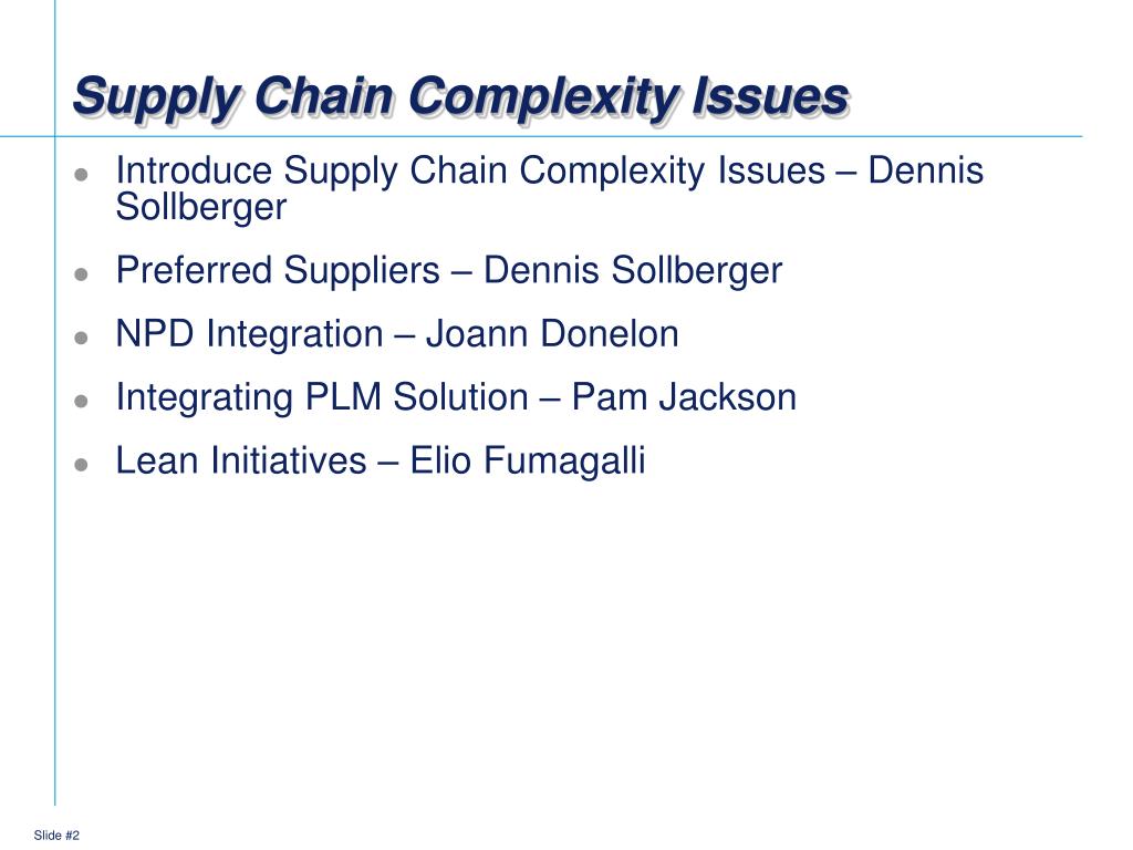 Ppt Supply Chain Complexity Powerpoint Presentation Free Download