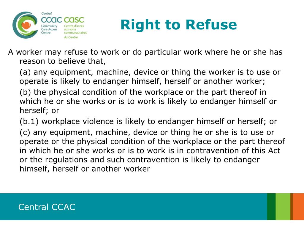 PPT - Supervisory Competency-Part 1 Occupational Health & Safety Act ...