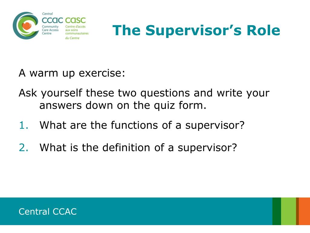 PPT - Supervisory Competency-Part 1 Occupational Health & Safety Act ...