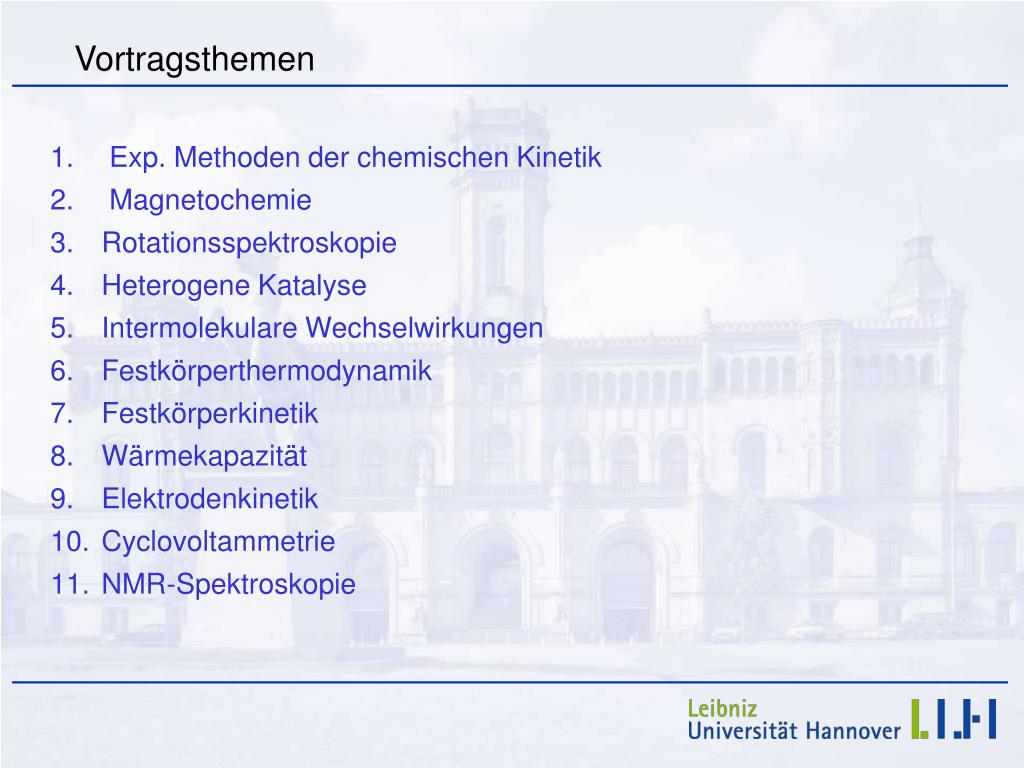 PPT - Physikalisch Chemisches Praktikum II SS 2011 PowerPoint ... PPT - Physikalisch Chemisches Praktikum II SS 2011 PowerPoint ...