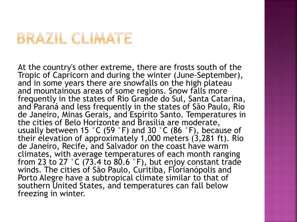 PPT - Explore Brazil: Land, Economy, Climate & History PowerPoint ...