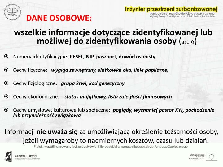 PPT - OCHRONA DANYCH OSOBOWYCH PowerPoint Presentation - ID:3761050