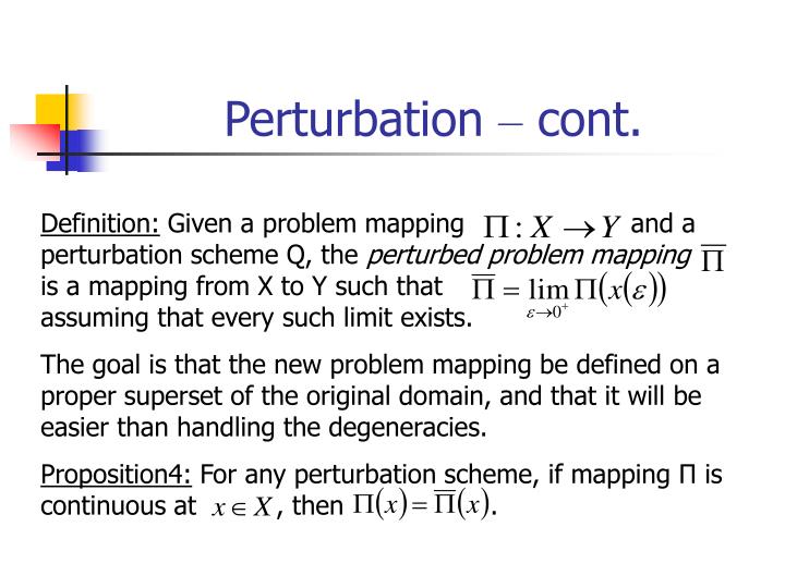PPT - SYMBOLIC PERTURBATION PowerPoint Presentation - ID:3762757