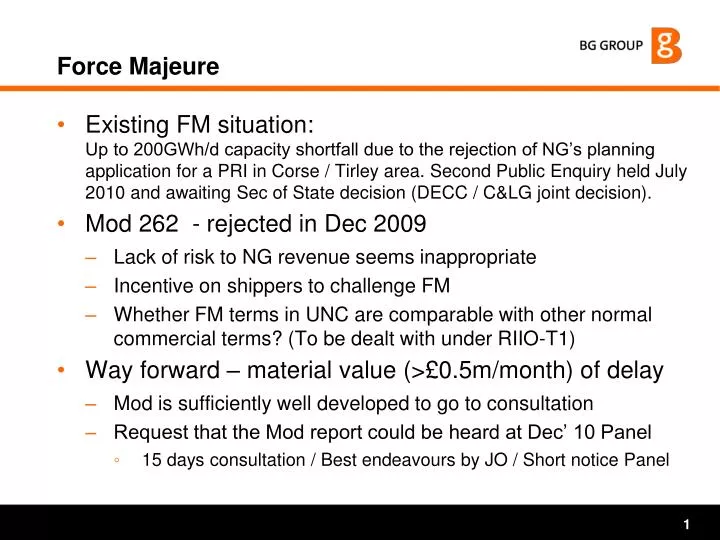 PPT - Force Majeure PowerPoint Presentation, free download - ID:3762782