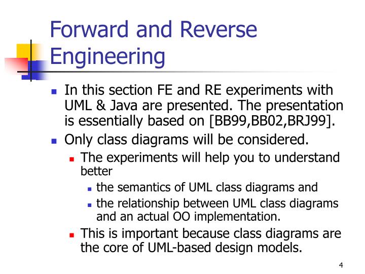 PPT - Forward and Reverse Engineering PowerPoint Presentation - ID:3762858