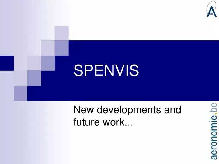PPT - SPENVIS PowerPoint Presentation, free download - ID:3763155