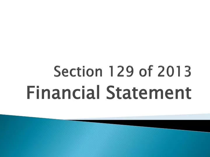 PPT - Section 129 of 2013 PowerPoint Presentation, free download - ID ...