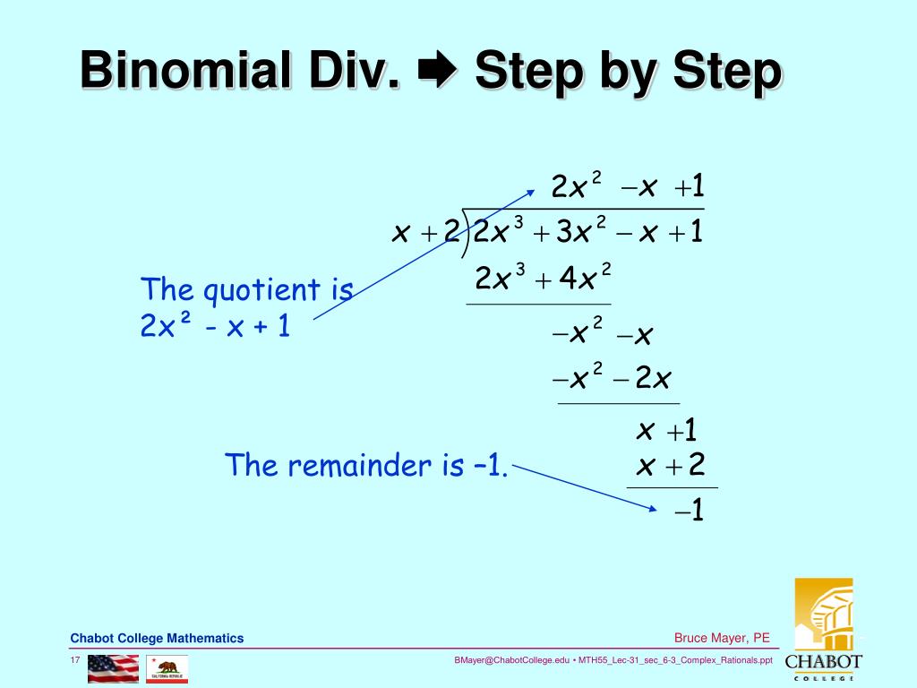 PPT - Polynomial Division Techniques for Math Students PowerPoint ...