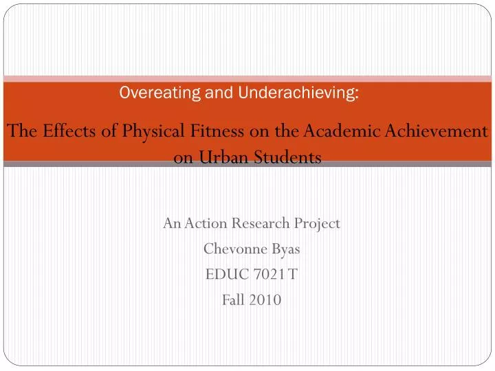 PPT - Overeating and Underachieving: PowerPoint Presentation, free ...