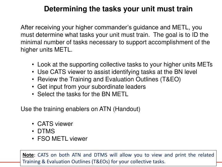 PPT - Unit Training Management I PowerPoint Presentation - ID:3764130