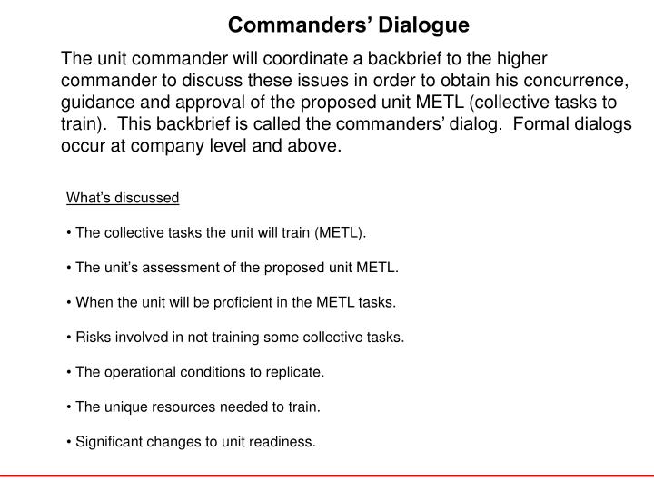 PPT - Unit Training Management I PowerPoint Presentation - ID:3764130