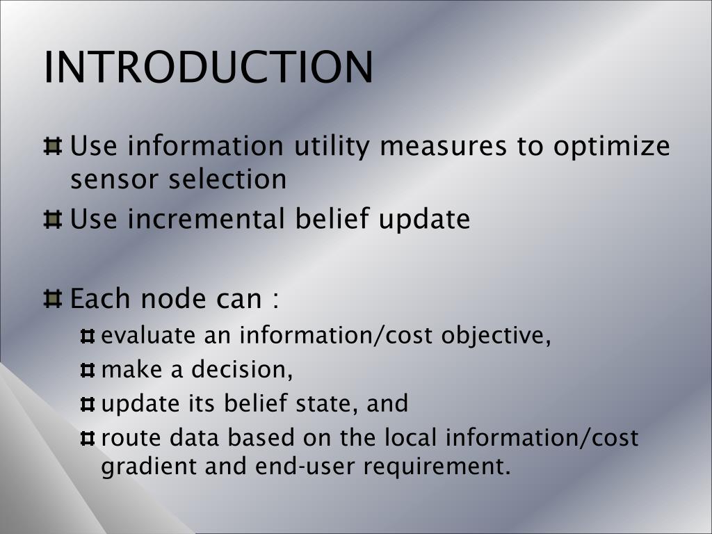 Ppt Scalable Information Driven Sensor Querying And Routing For Ad Hoc Heterogeneous Sensor 3634