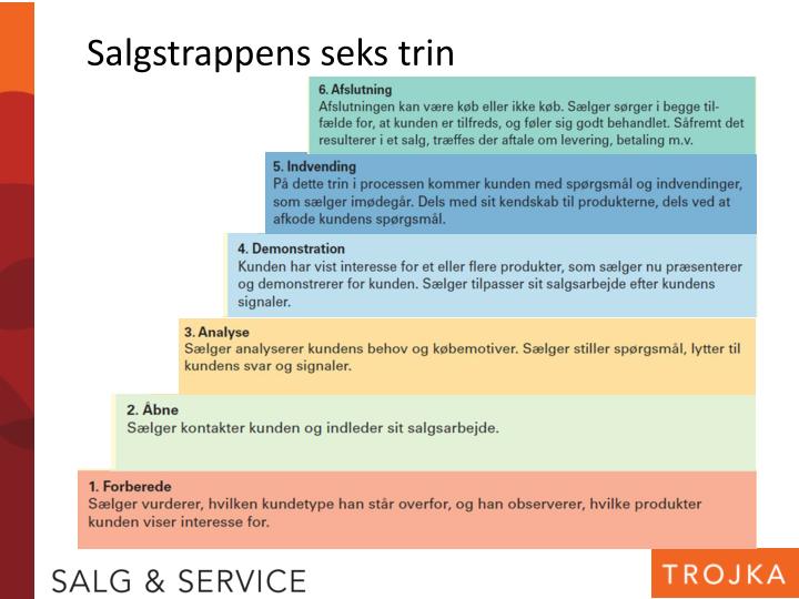 PPT - Kundebetjening Opgave med salgstrappen PowerPoint Presentation ...