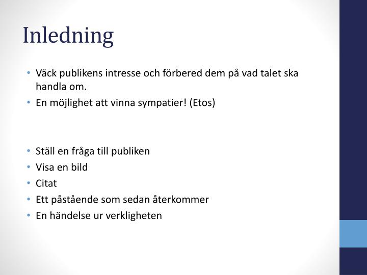 PPT - Bygg ett argumenterande tal PowerPoint Presentation - ID:3765100