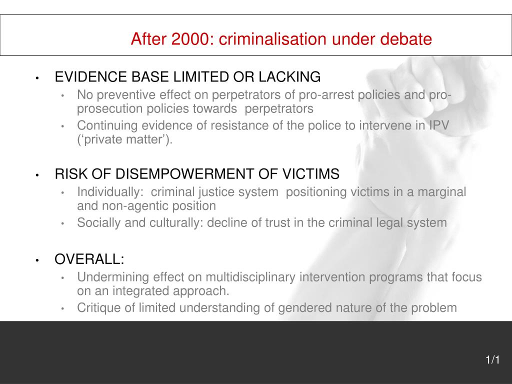 PPT - INTIMATE PARTNER VIOLENCE International shifts and trends ...