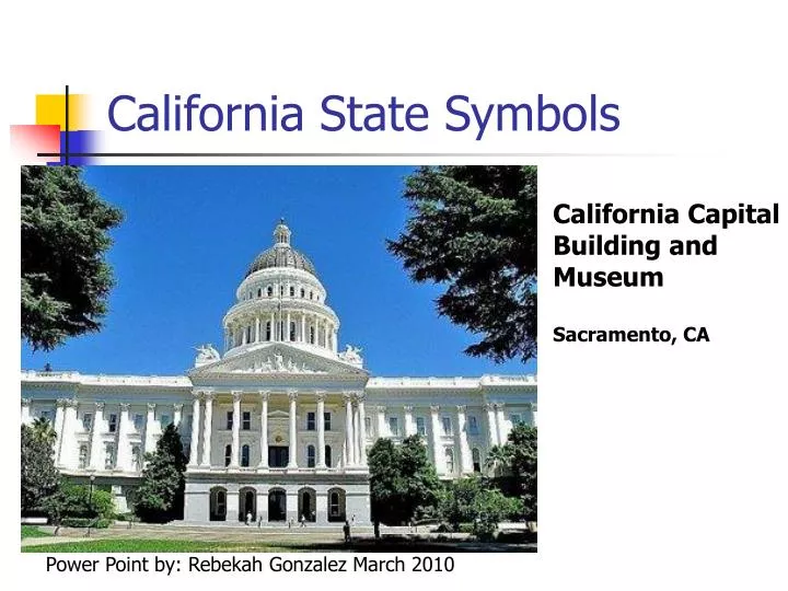 PPT - California State Symbols PowerPoint Presentation, free download ...