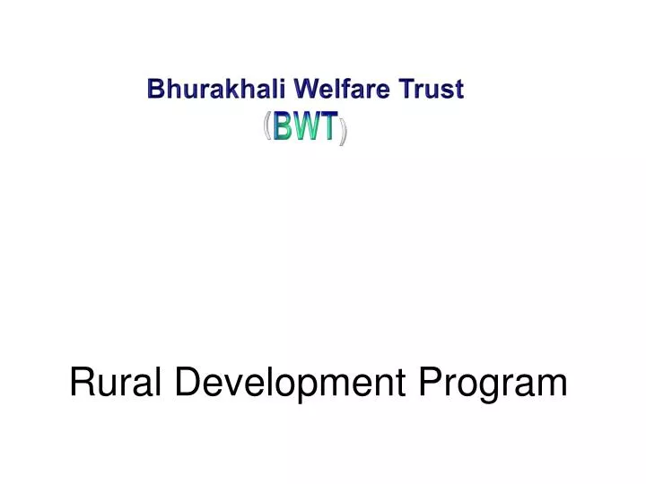 PPT - Rural Development Program PowerPoint Presentation, free download ...