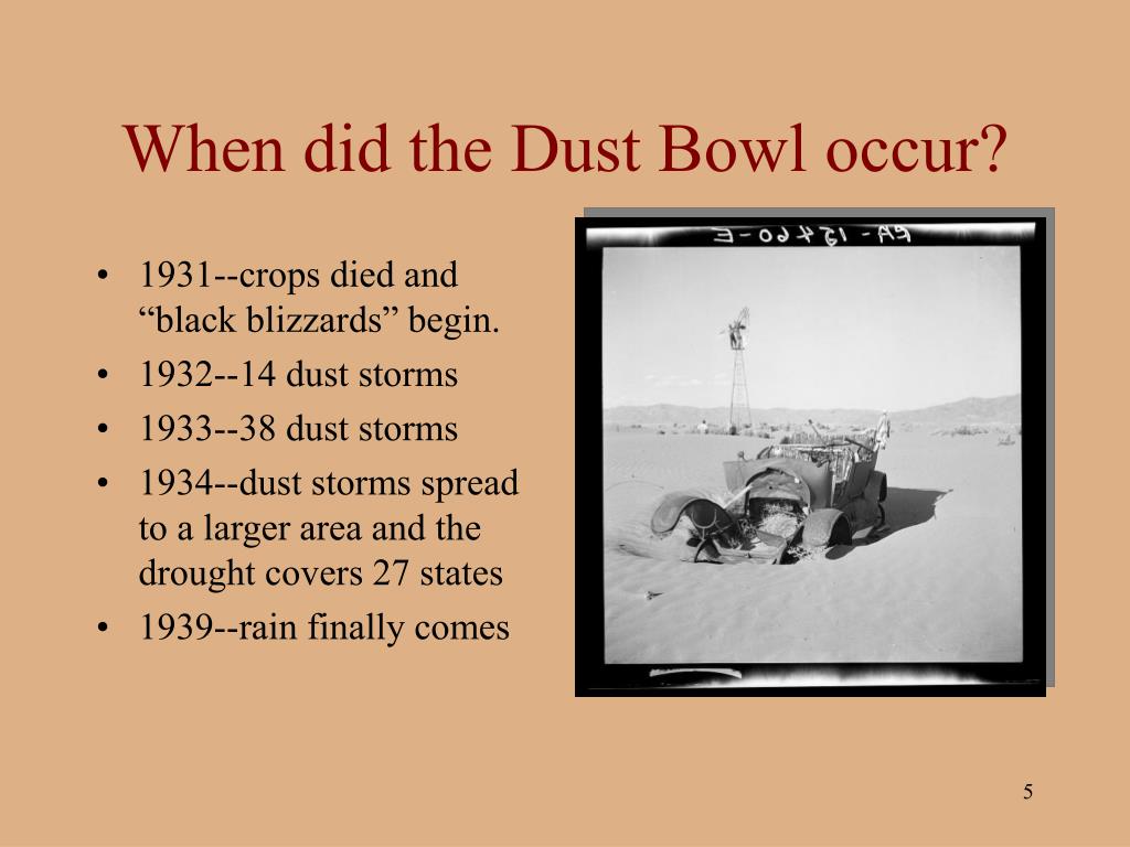 PPT - Looking at The Dust Bowl as a Social Scientist (Historian ...
