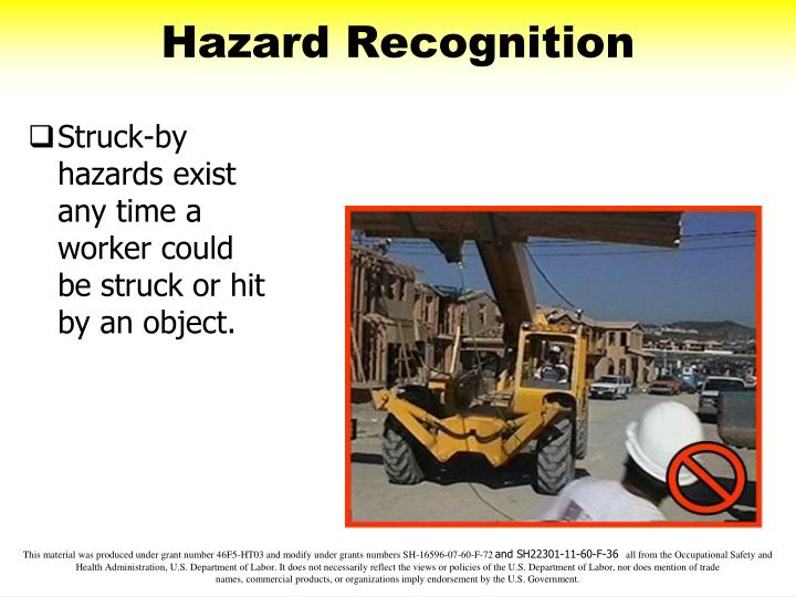 PPT - Big Four Construction Hazards: Struck-by Hazards PowerPoint ...