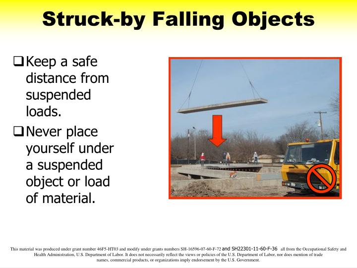 PPT - Big Four Construction Hazards: Struck-by Hazards PowerPoint ...