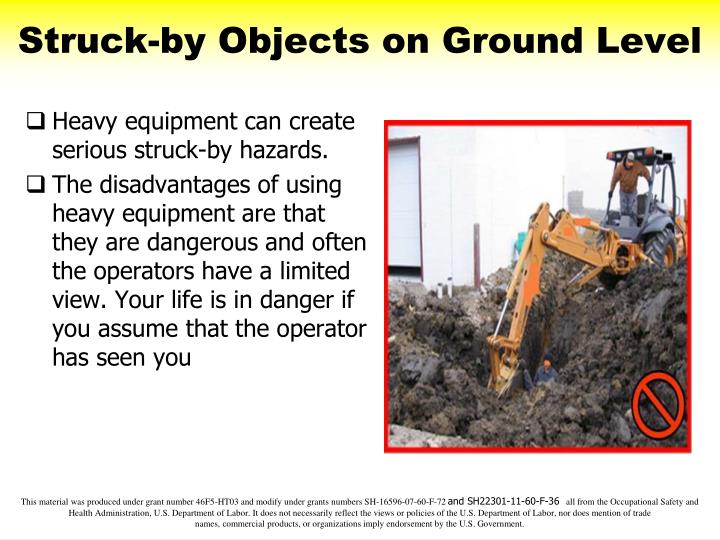 PPT - Big Four Construction Hazards: Struck-by Hazards PowerPoint ...