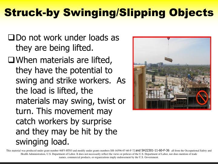 PPT - Big Four Construction Hazards: Struck-by Hazards PowerPoint ...