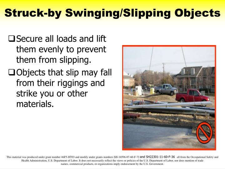 PPT - Big Four Construction Hazards: Struck-by Hazards PowerPoint ...