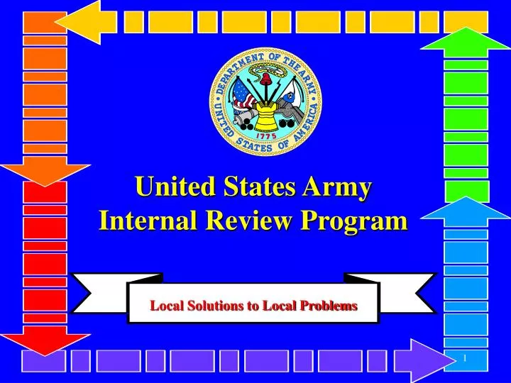 PPT - United States Army Internal Review Program PowerPoint ...