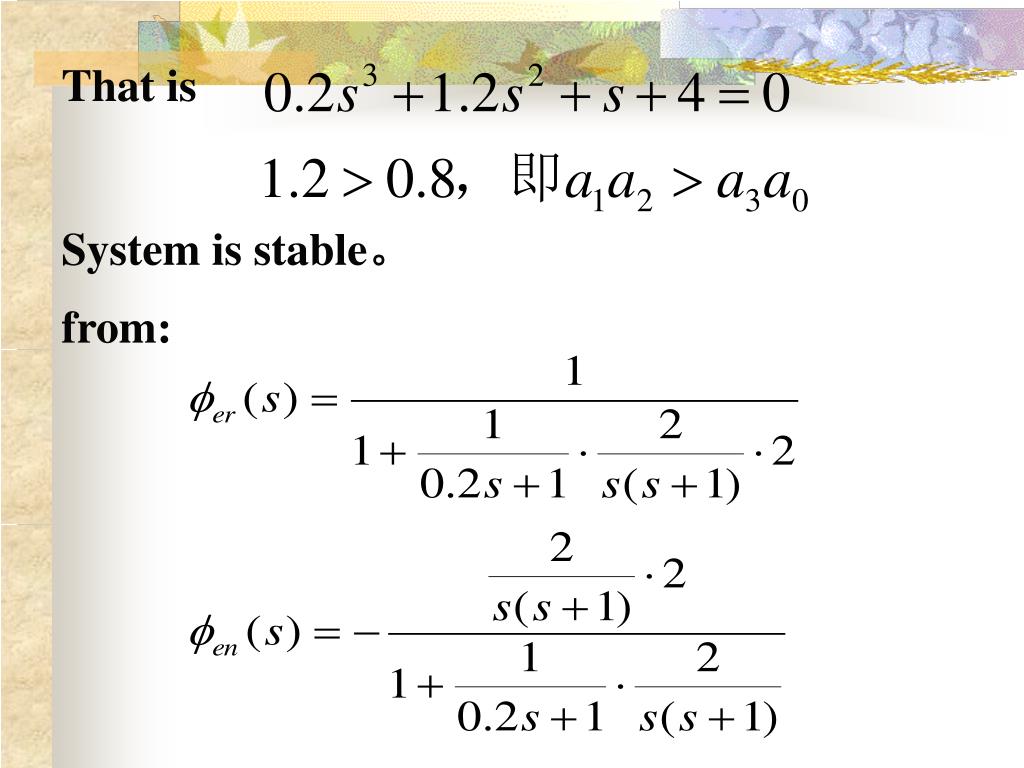 PPT - 3-5 steady-state error calculation PowerPoint Presentation, free ... PPT - 3-5 steady-state error calculation PowerPoint Presentation, free ...