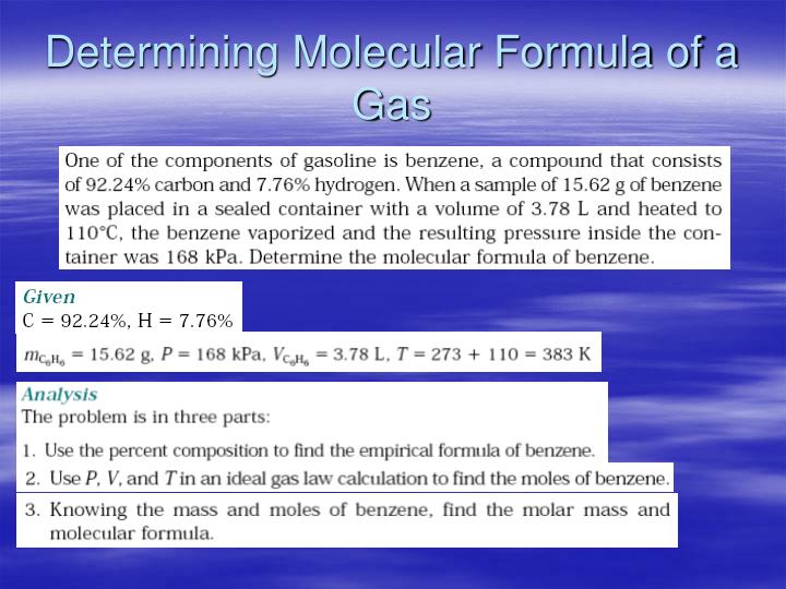 PPT - Molar Volume and Ideal Gas Law PowerPoint Presentation - ID:3768421