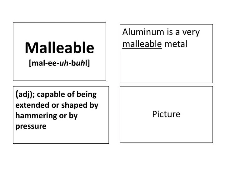 PPT - Malleable PowerPoint Presentation, free download - ID:3768684