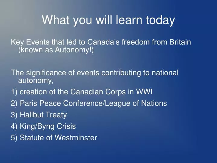 PPT - What you will learn today PowerPoint Presentation, free download ...