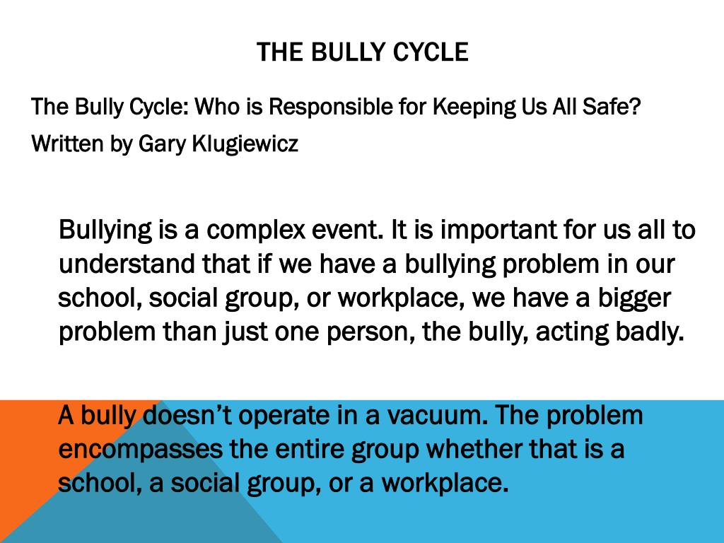 PPT - Bullying in Literature By: Mr. Hogan English 10 CNS High School ...