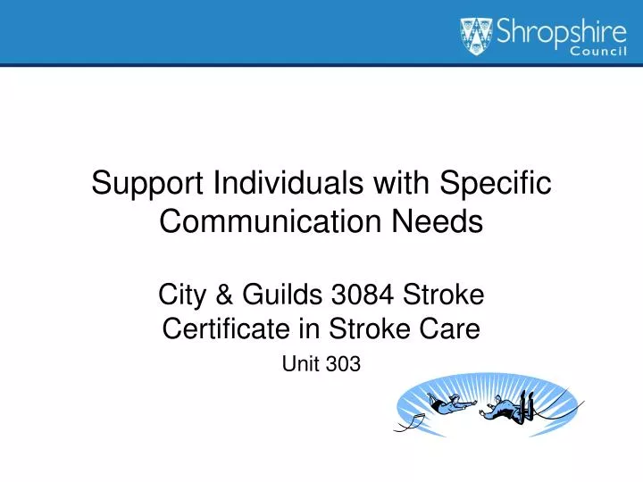 PPT - Support Individuals with Specific Communication Needs PowerPoint ...