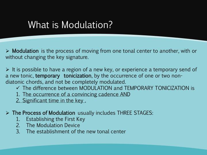 PPT - Unit 12 - Modulation PowerPoint Presentation - ID:3769349