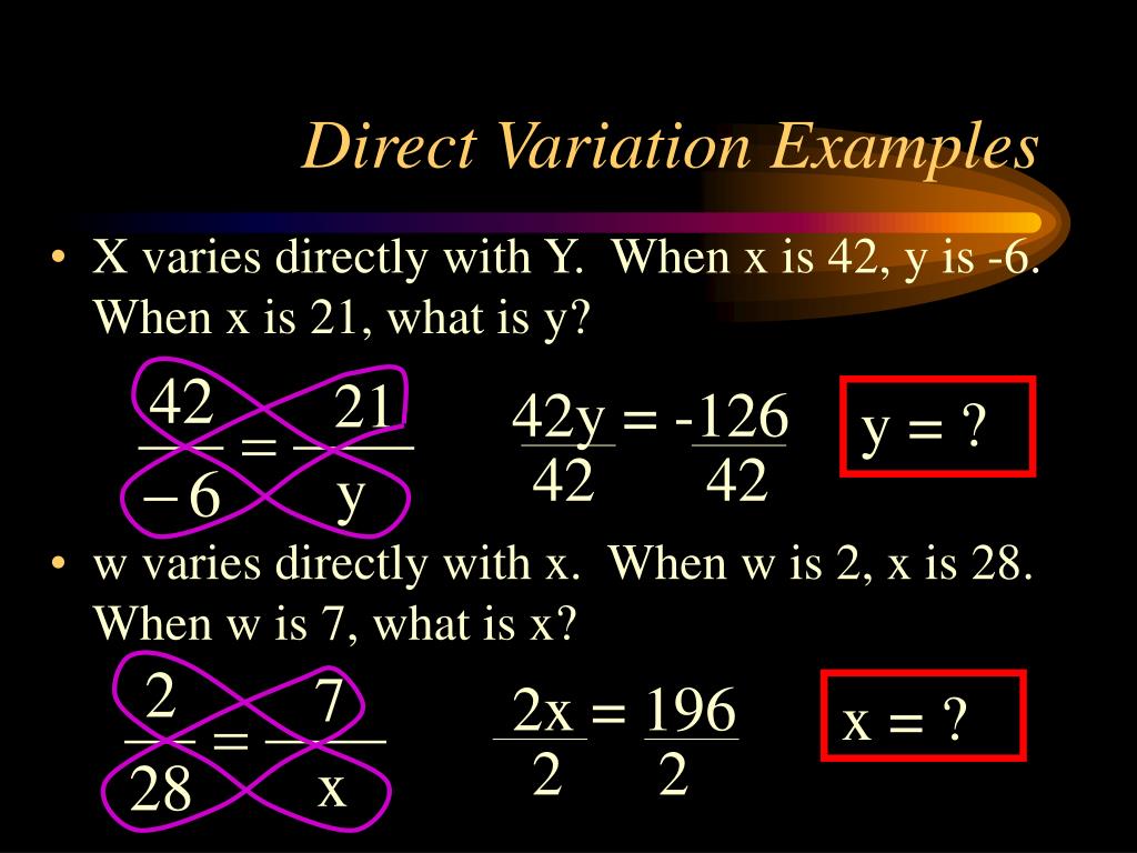 Ppt Direct Variation Powerpoint Presentation Free Download Id 3769681