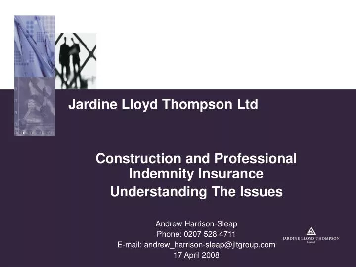 PPT - Jardine Lloyd Thompson Ltd PowerPoint Presentation, free download ...