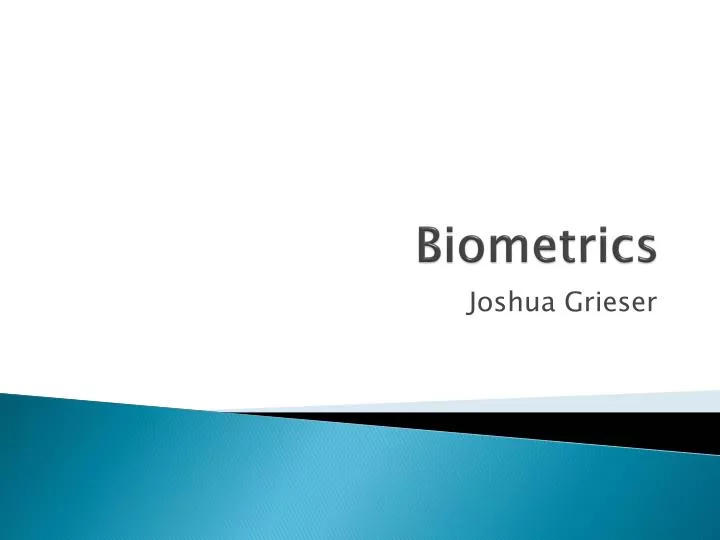 PPT - Biometrics PowerPoint Presentation, free download - ID:3770001