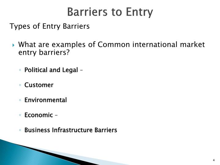 PPT - Barriers to Entry PowerPoint Presentation - ID:3770914
