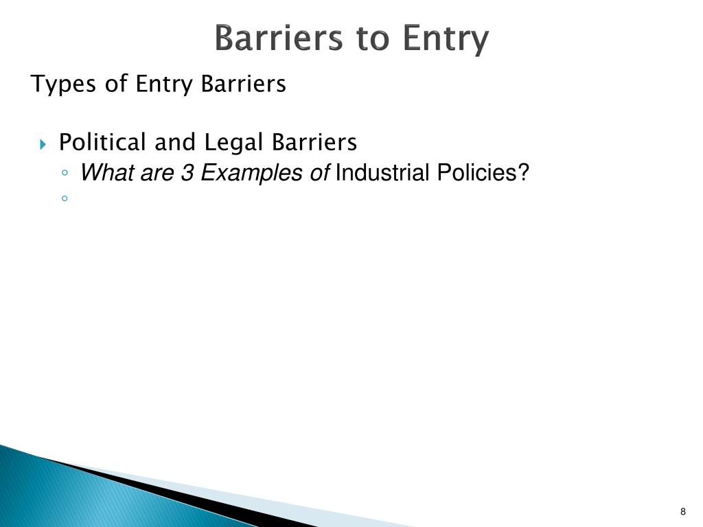 Ppt Barriers To Entry Powerpoint Presentation Free Download Id 3770914