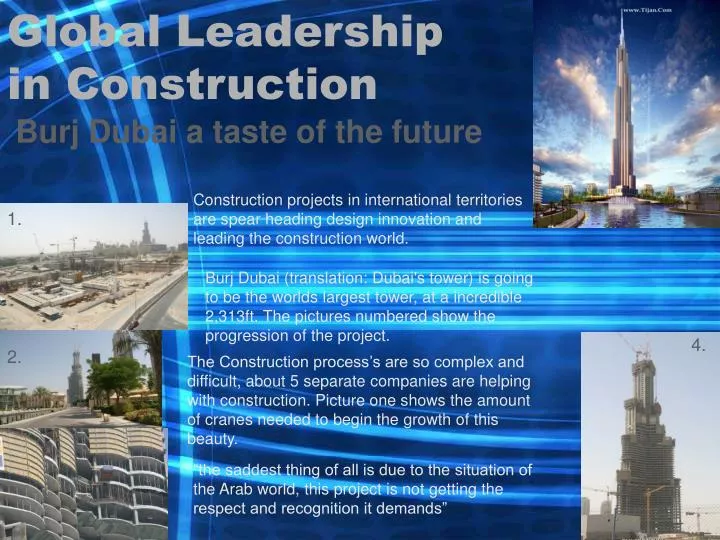 PPT - Global Leadership in Construction PowerPoint Presentation, free ...