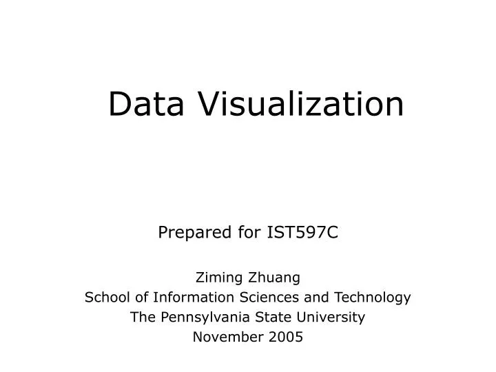 PPT - Data Visualization PowerPoint Presentation, free download - ID ...