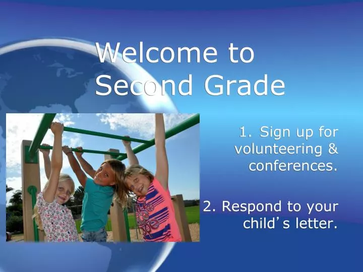 PPT - Welcome to Second Grade PowerPoint Presentation, free download ...