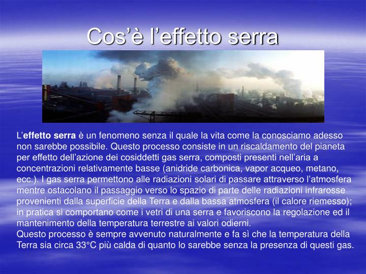 PPT - L’ ATMOSFERA Strati dell’atmosfera Effetto serra e danni alla ...