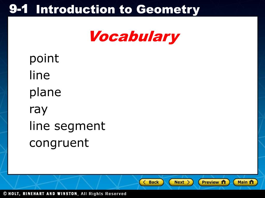 PPT - Geometry Terms and Figures Warm-Up Lesson PowerPoint Presentation ...