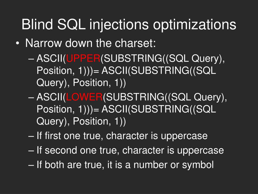 PPT - Blind SQL injection PowerPoint Presentation, free download - ID ... PPT - Blind SQL injection PowerPoint Presentation, free download - ID ...